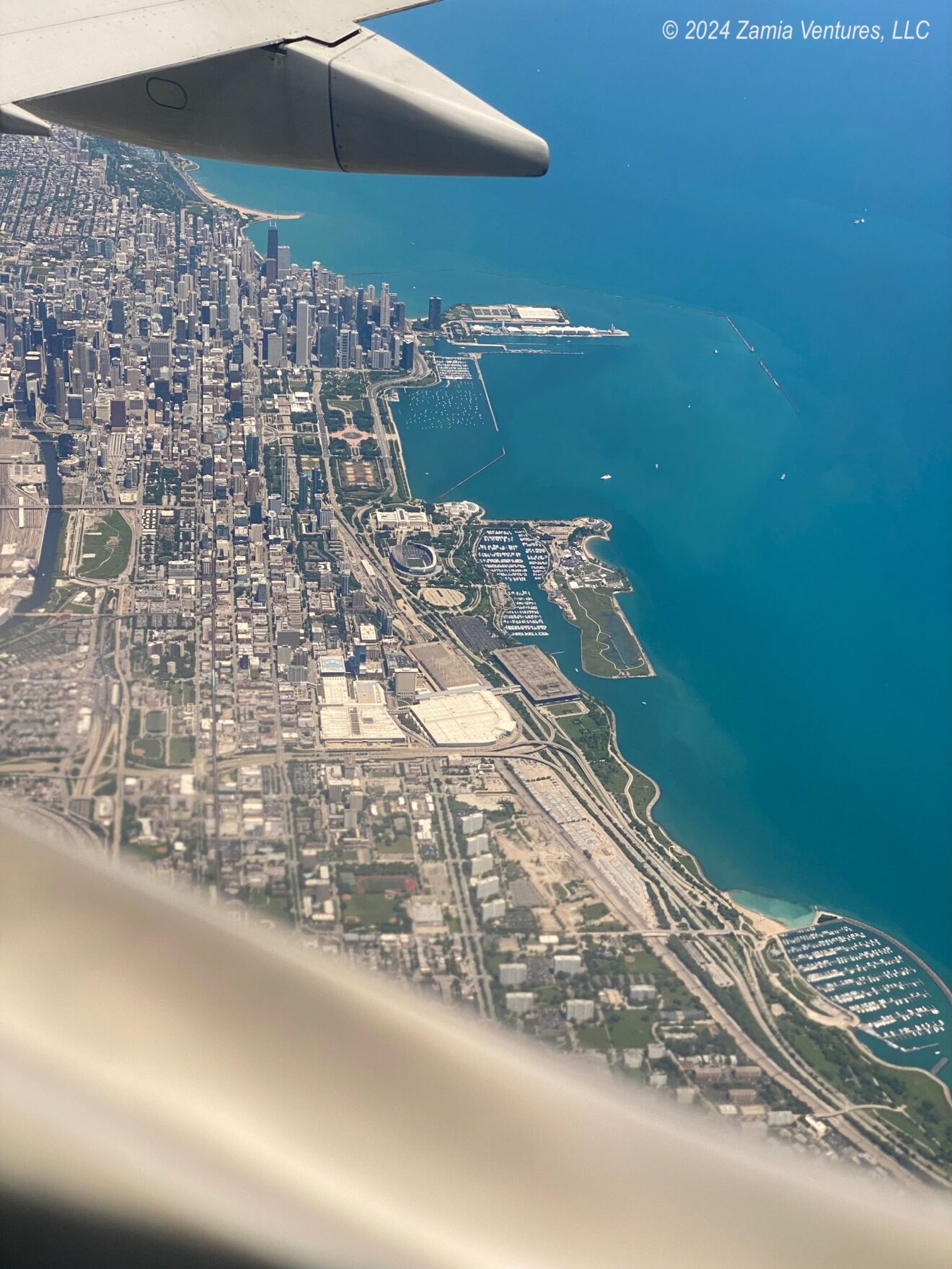 Chicago Airplane View – Zamia Ventures